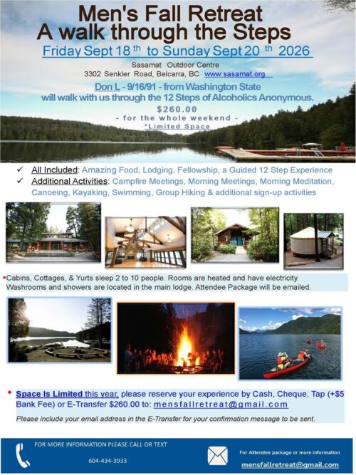 20260918 MENS FALL RETREAT NO PHONE NUMBERS - Greater Vancouver ...
