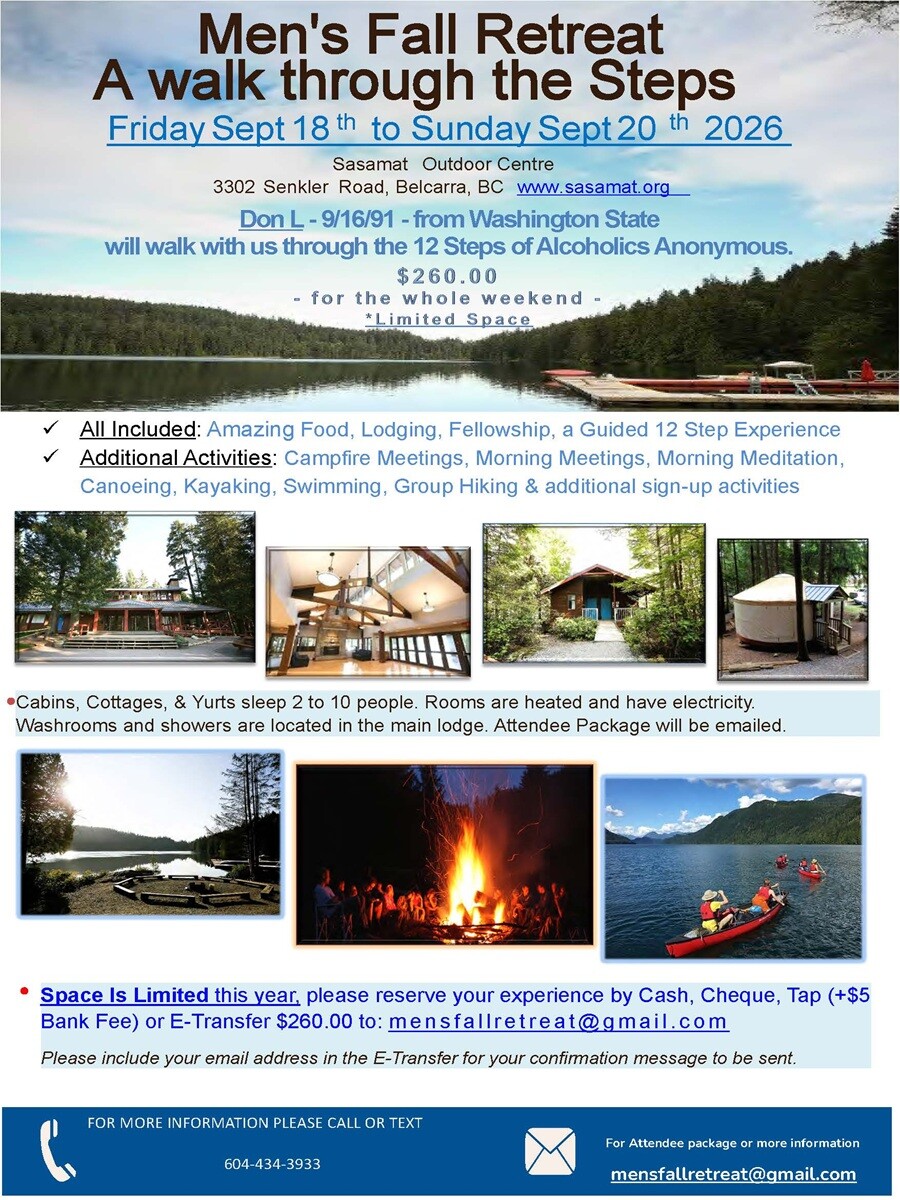 20260918 MENS FALL RETREAT NO PHONE NUMBERS - Greater Vancouver ...