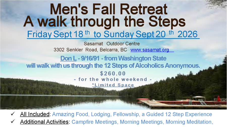 20260918 MENS FALL RETREAT NO PHONE NUMBERS - Greater Vancouver ...